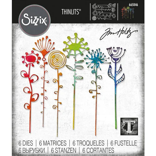 Sizzix - Thinlits - Artsy Stems – 10Cats