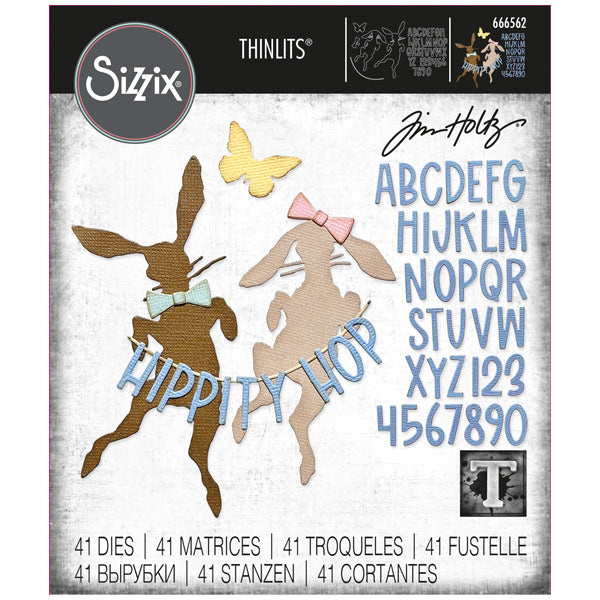 Sizzix - Thinlits - Vault Hippity Hop – 10Cats