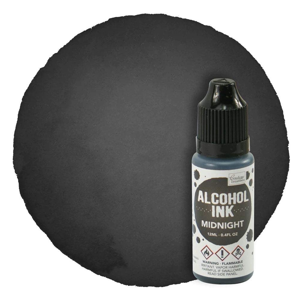 Alcohol Ink - Pitch Black Midnight - 12ml – 10Cats
