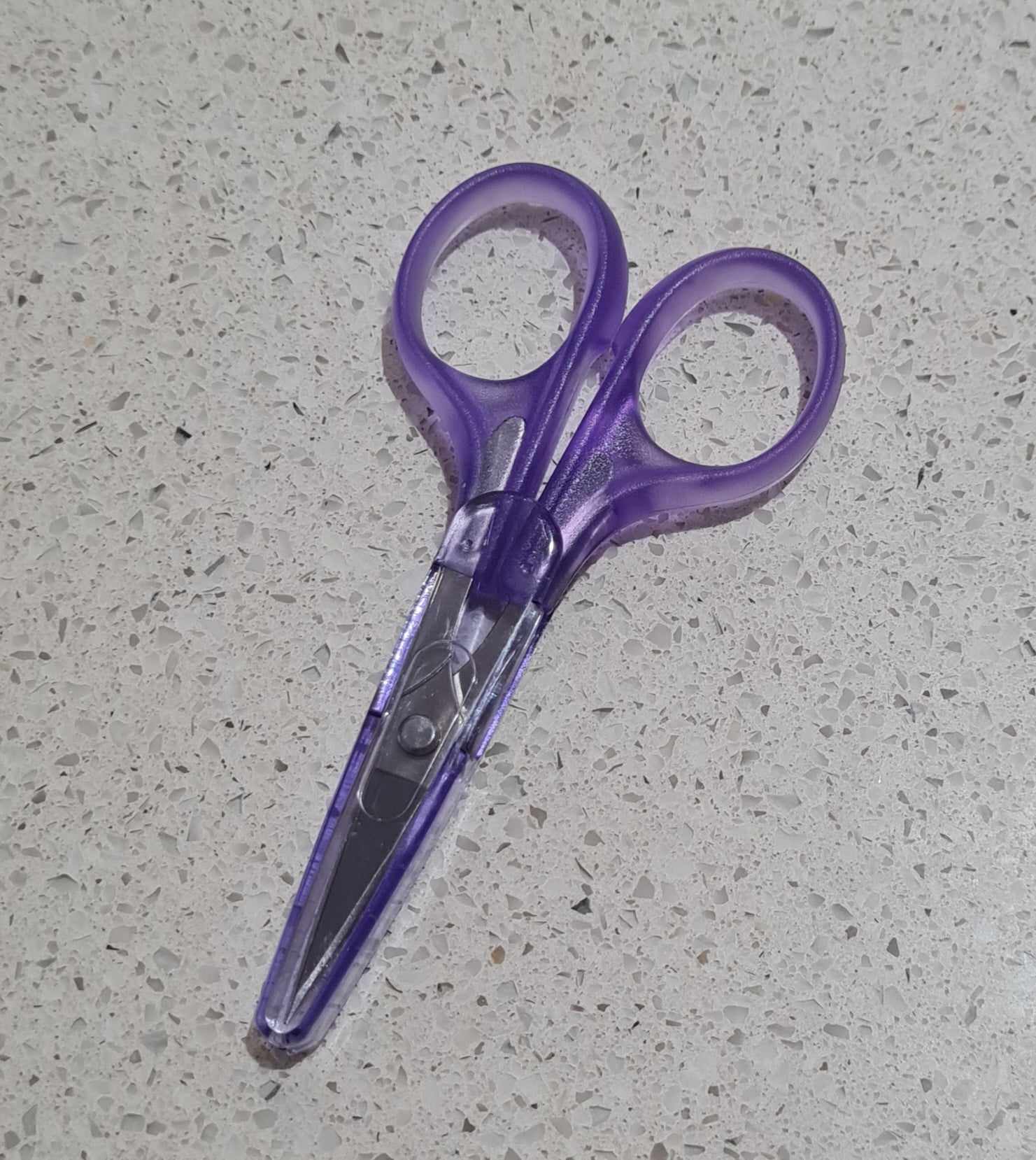 Sharp Tipped Scissors - Purple – 10Cats