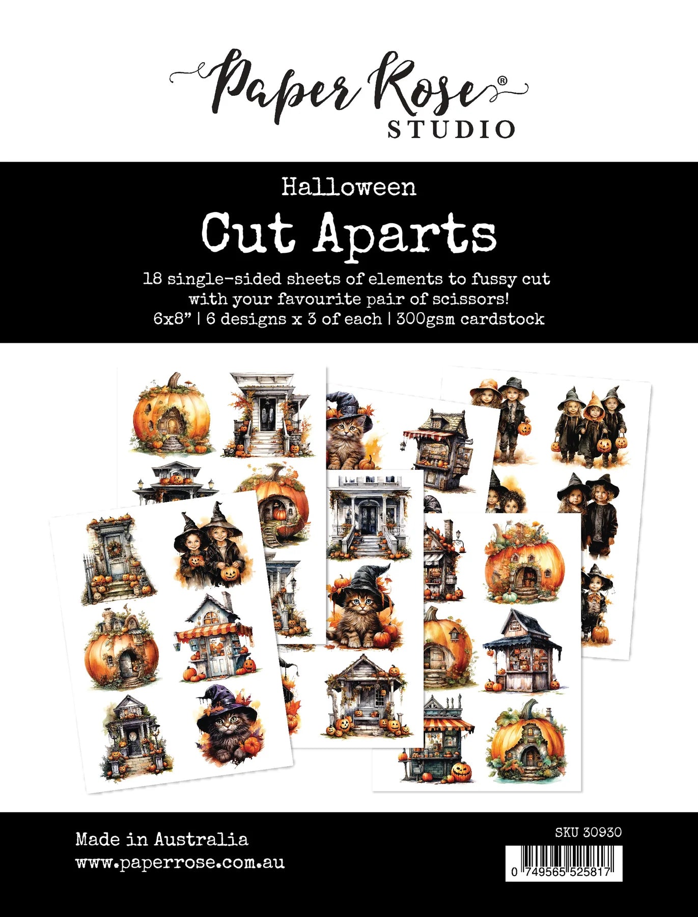 Paper Rose Cut Aparts - Halloween – 10Cats