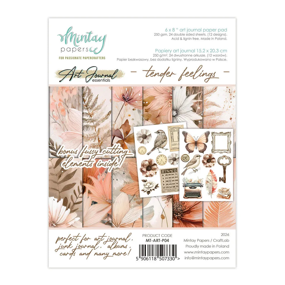 Mintay Papers - Art Journal Essentials - Tender Feelings – 10Cats