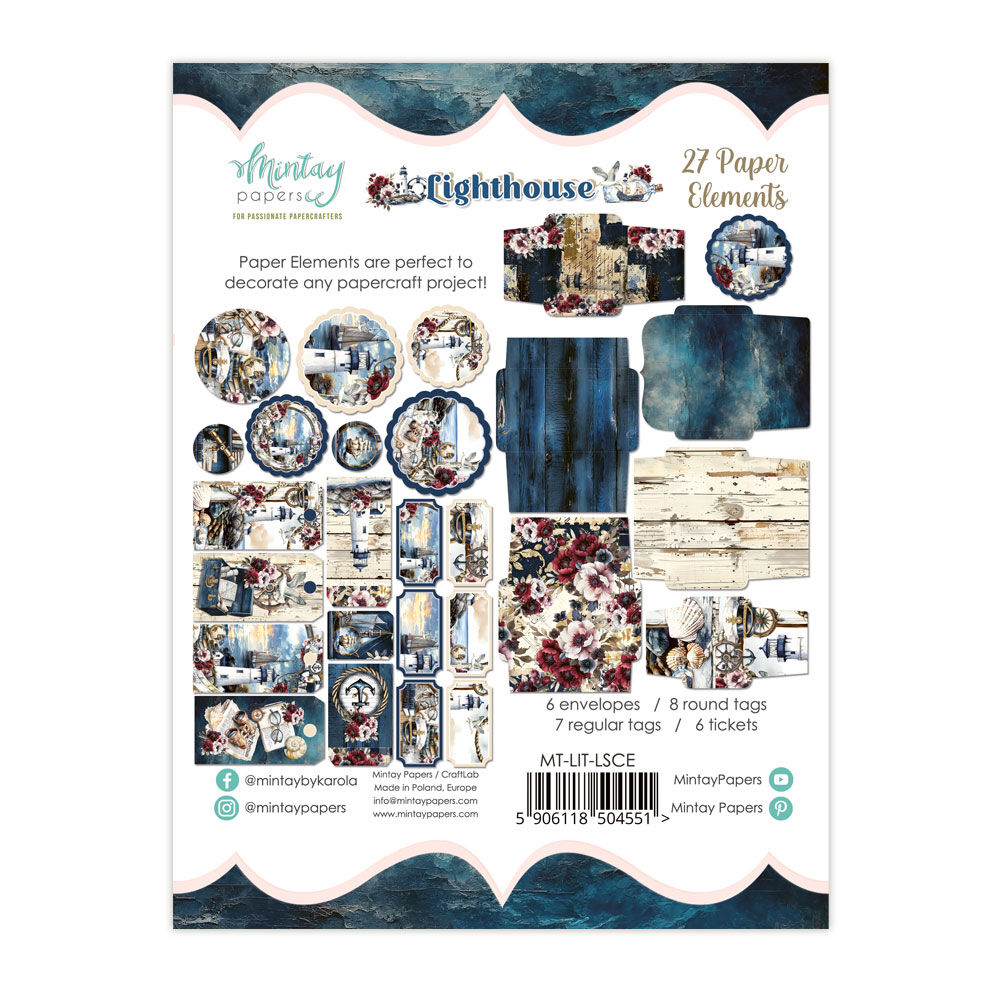 Mintay Papers - Lighthouse 27 Paper Elements – 10Cats