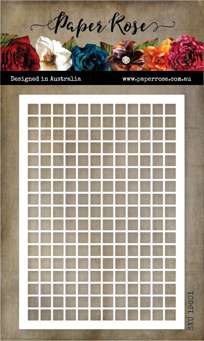 Paper Rose - Metal Cutting Die -Graph Paper Rectangle – 10Cats