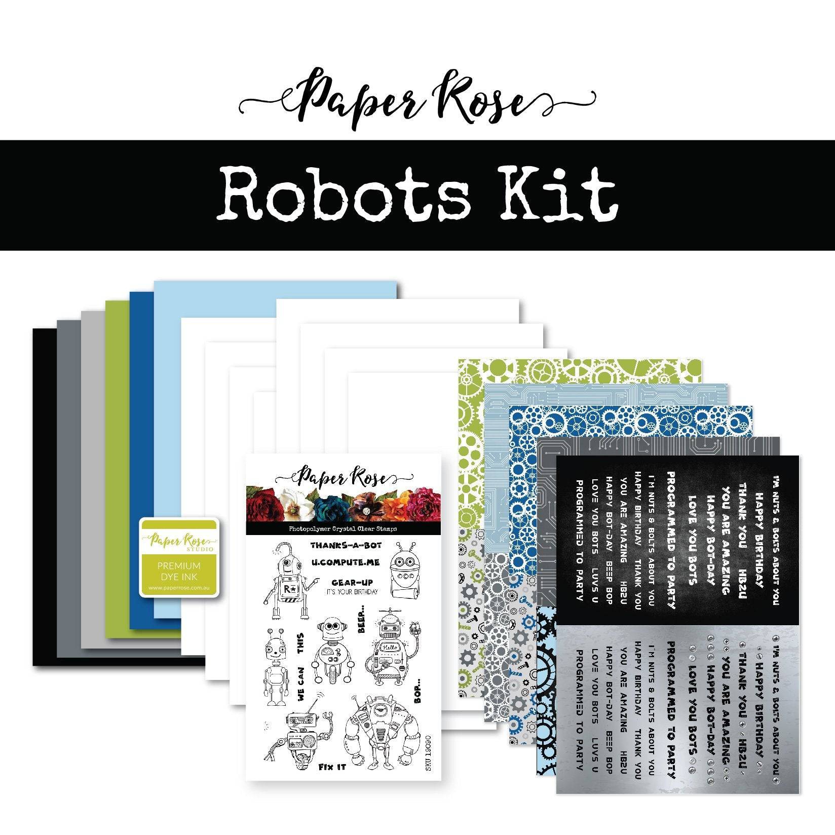 Paper Rose -Robot Cardmaking Kit – 10Cats