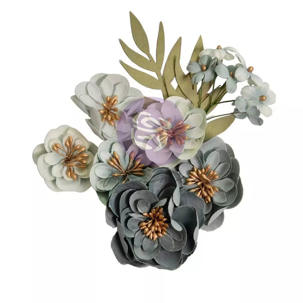 Prima Paper Flowers - The Home Baker Collection - Blueberry Frosting ...