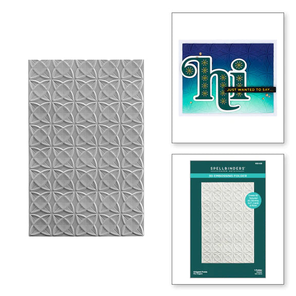Spellbinders - 3D Embossing Folders - Origami Folds – 10Cats