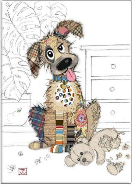 Bug Art Luxury Greeting Cards - Murphy Mutt – 10Cats
