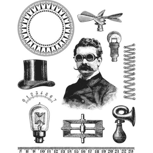 Rubber Stamps - Cling Mount - The Professor – 10Cats